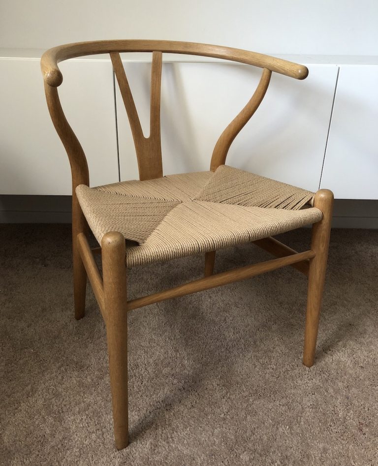 Hans Wegner Wishbone chairs: oak with soap finish | Modern Chair ...